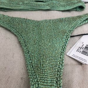 bond-eye | Swim | Bond Eye Mint Lurex Bikini Set | Poshmark